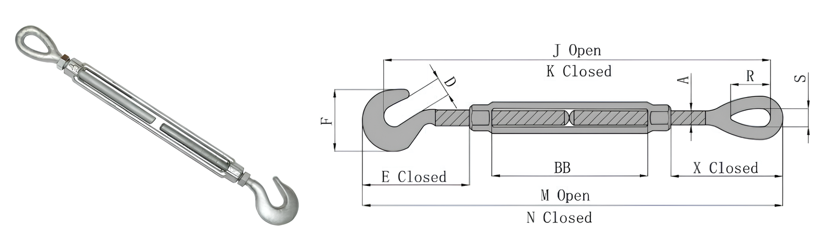 Turnbuckles - Aulone | High performance wire rope manufacturer you can ...